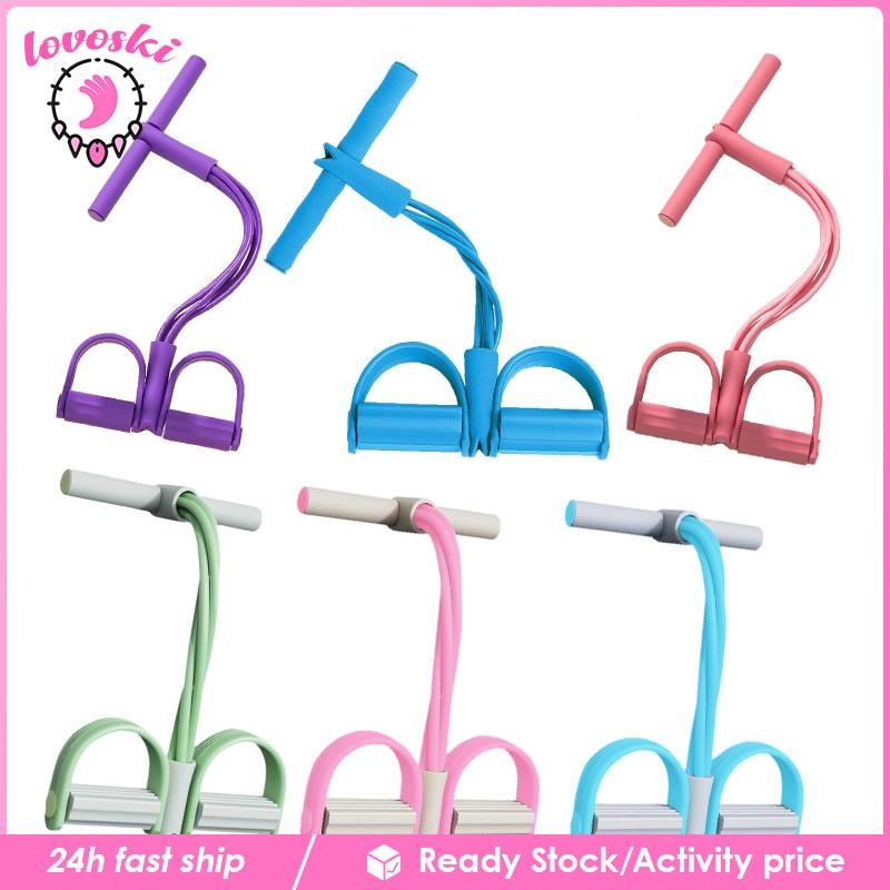 [Lovoski] Elastic Pedal Puller Resistance Band Pull Tension Rope for ...