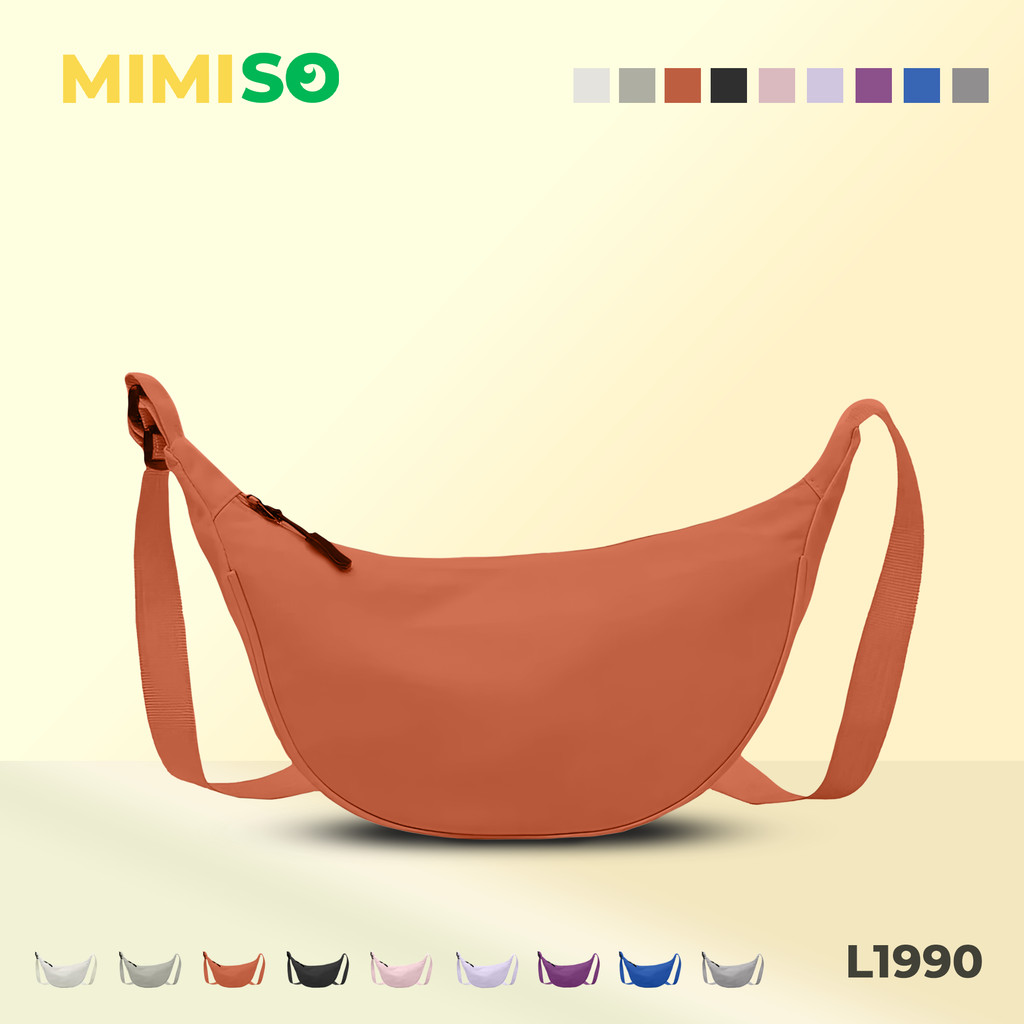 MIMISO Waterproof Dumpling Nylon Crossbody Bag New Korean Casual ...
