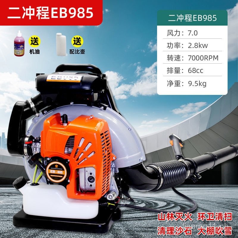 Gasoline Blower Greenhouse Snow Blower Backpack Wind Power Fire ...