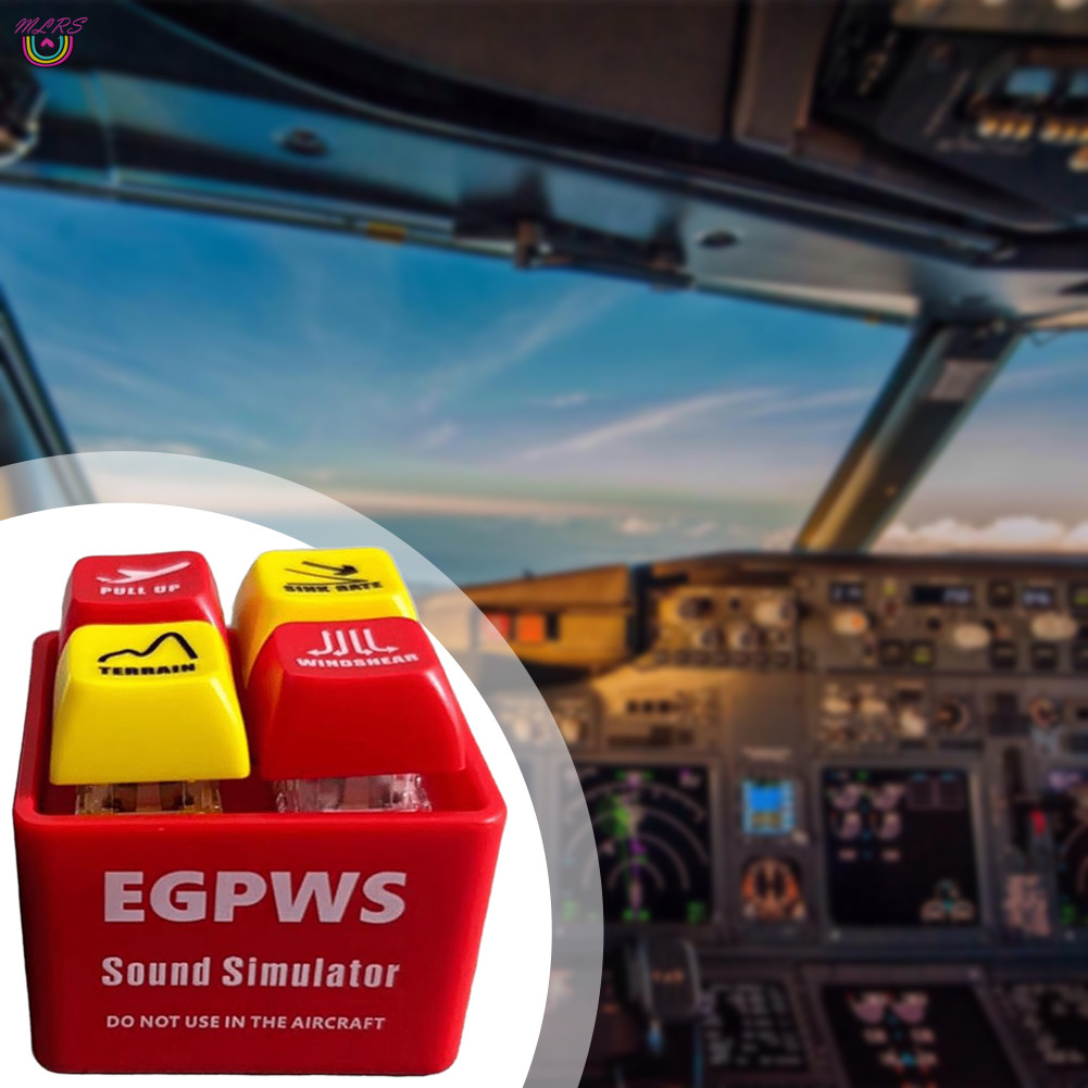 EGPWS Warnings Sound Simulator Keychain Stress Relief Keyboard Fidgets ...