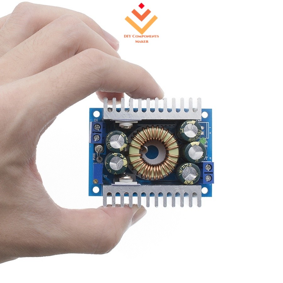 12A DC-DC Buck Voltage Converter High Power Low Ripple Adjustable 95 ...