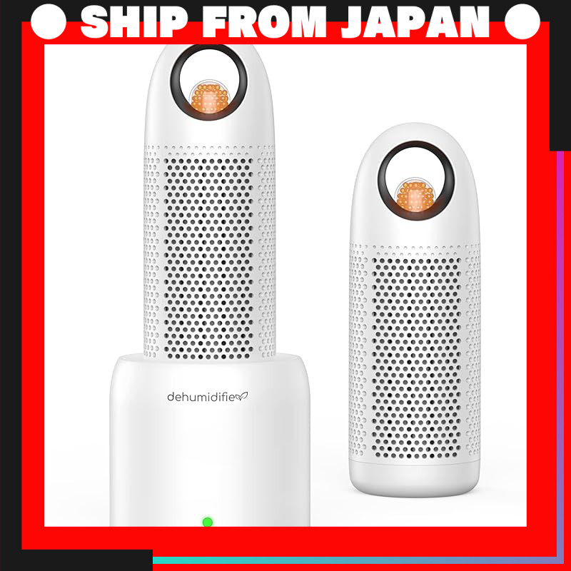 Compact Rechargeable Dehumidifier Kit: 2 Bottles + 1 Drying Stand for ...