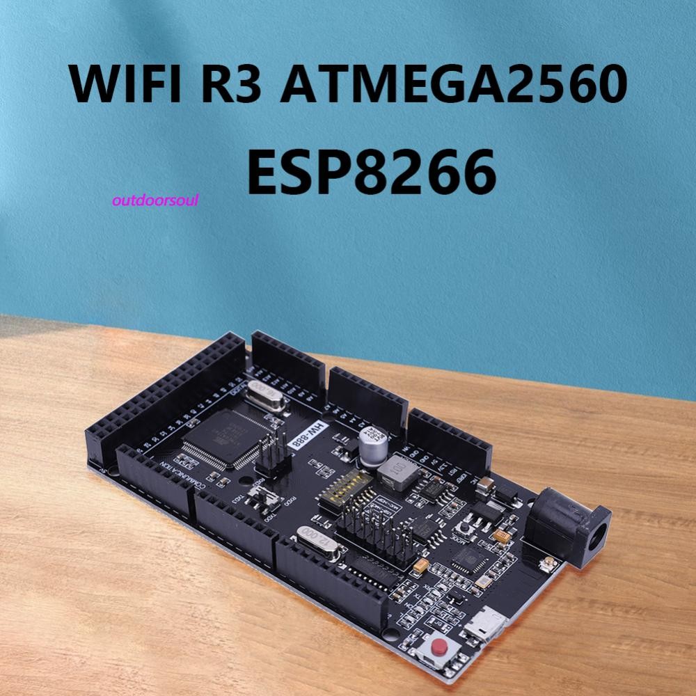 WIFI R3 ATMEGA2560 + ESP8266 USB-TTL CH340 7-15V for WeMos MEGA 2560 AU [outdoorsoul.ph ...