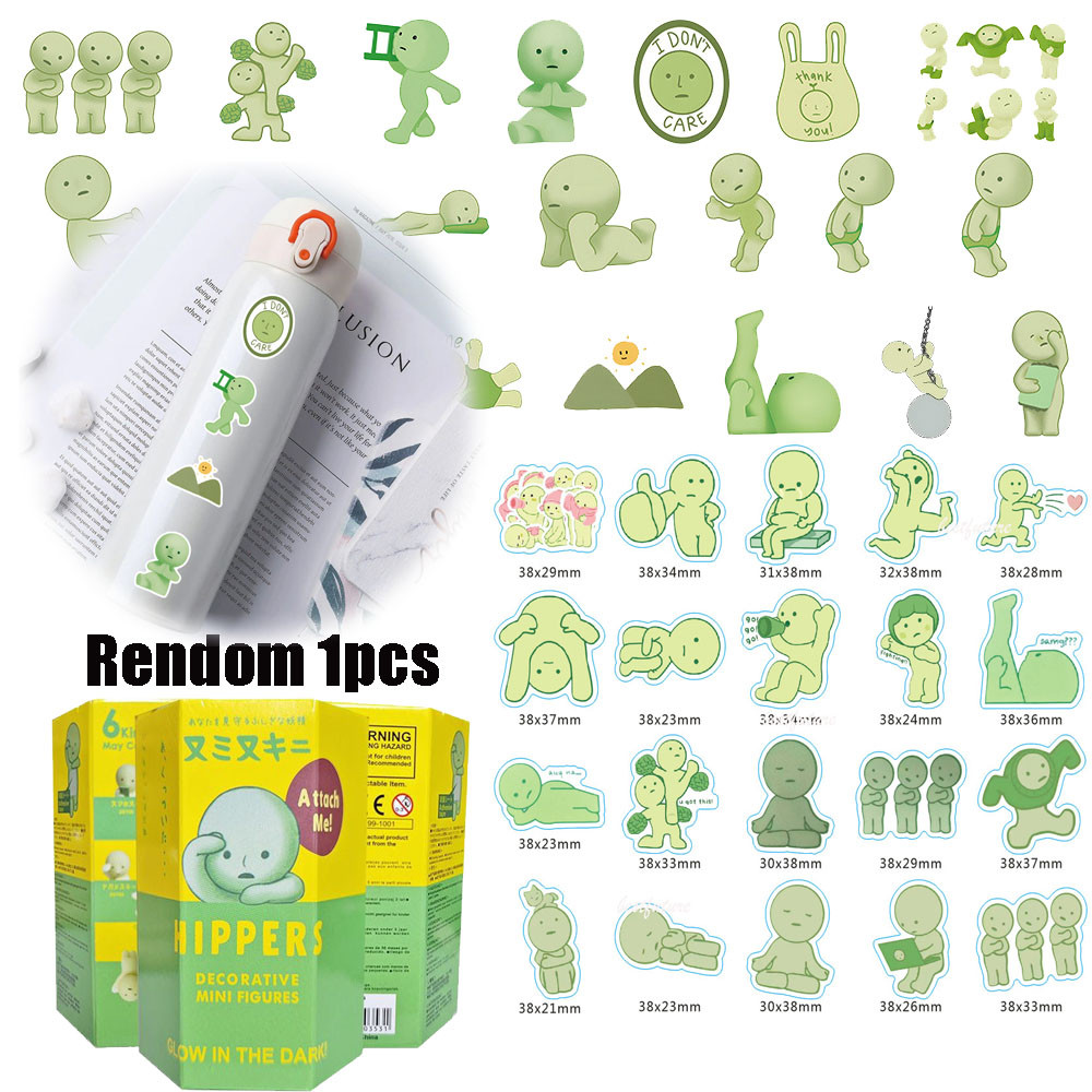 Smiski Stickers Waterproof Sticker Smiski Hipper for Phone 1pcs ...