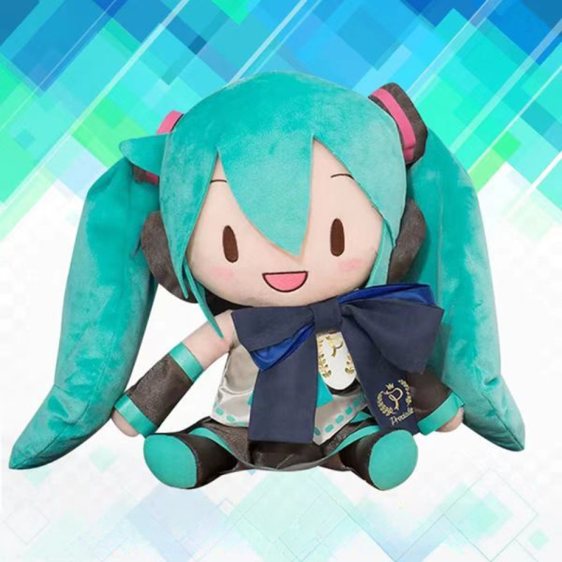 High-profile figure Bilibili Hatsune Miku Pillow Plush Toy Bow fufu ...