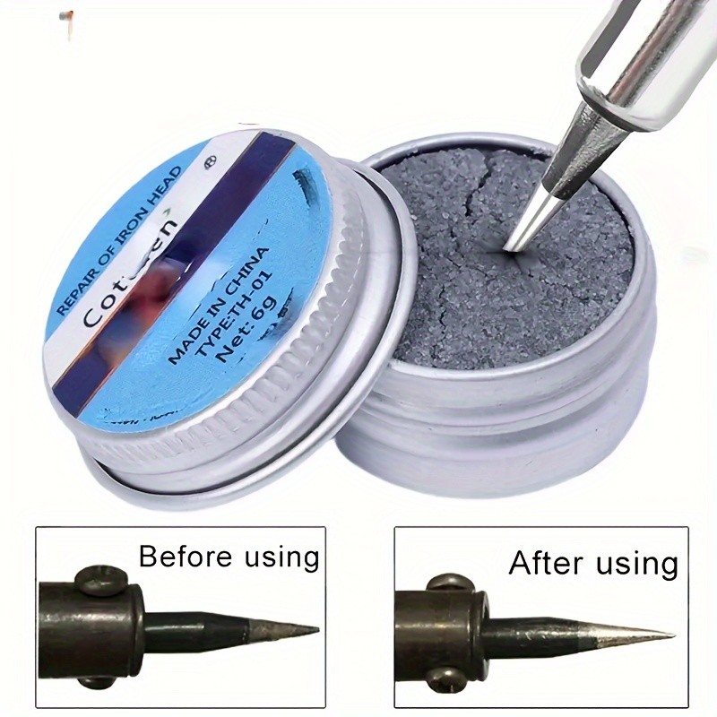 1pc Solder Tip Renewal Paste - Electric soldering iron tip resurrection ...