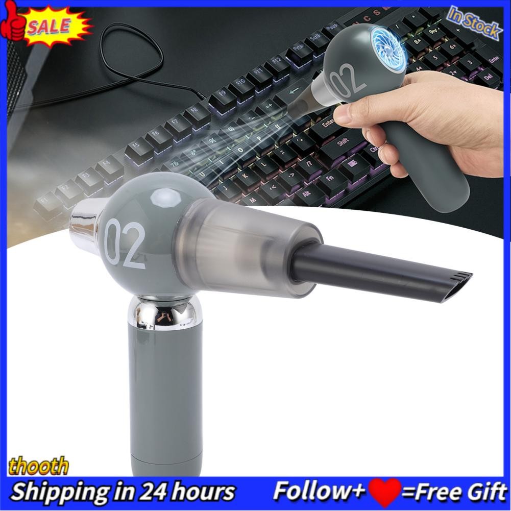 Thooth Electric Air Duster 110000RPM Type C Rechargeable 8000mAh 3 ...