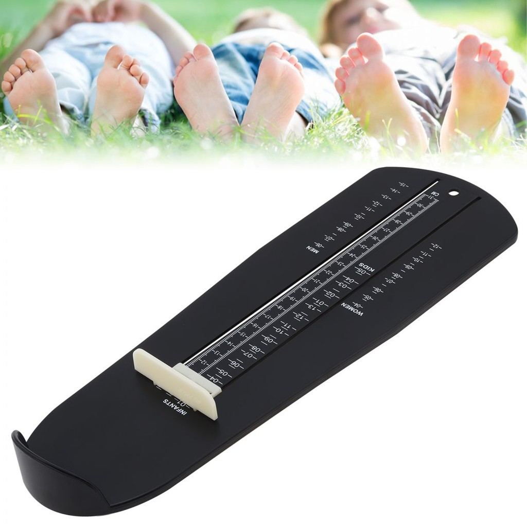 US Standard Foot Measuring Device for Men / Women / Kids, Black Shoe ...