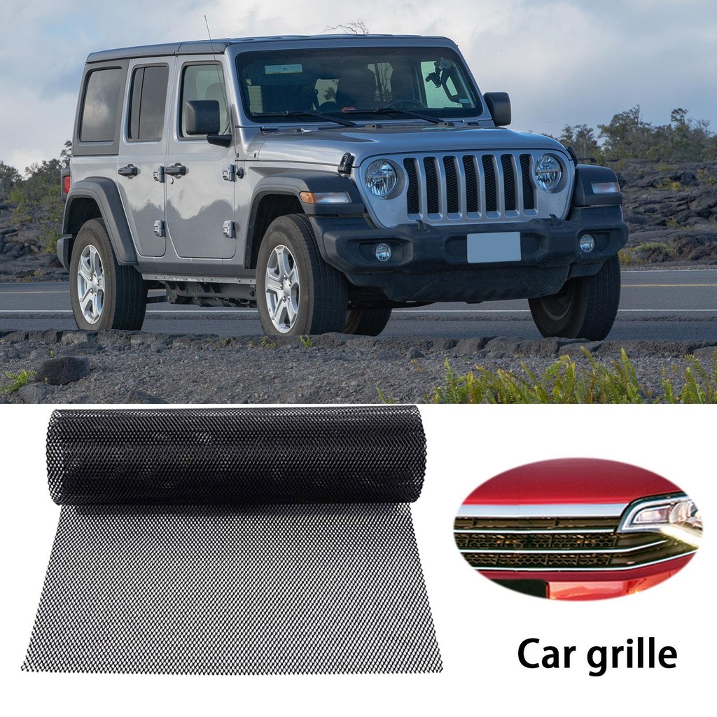 Universal Car Grill Mesh Aluminum Alloy Automotive Grille Insert Bumper ...