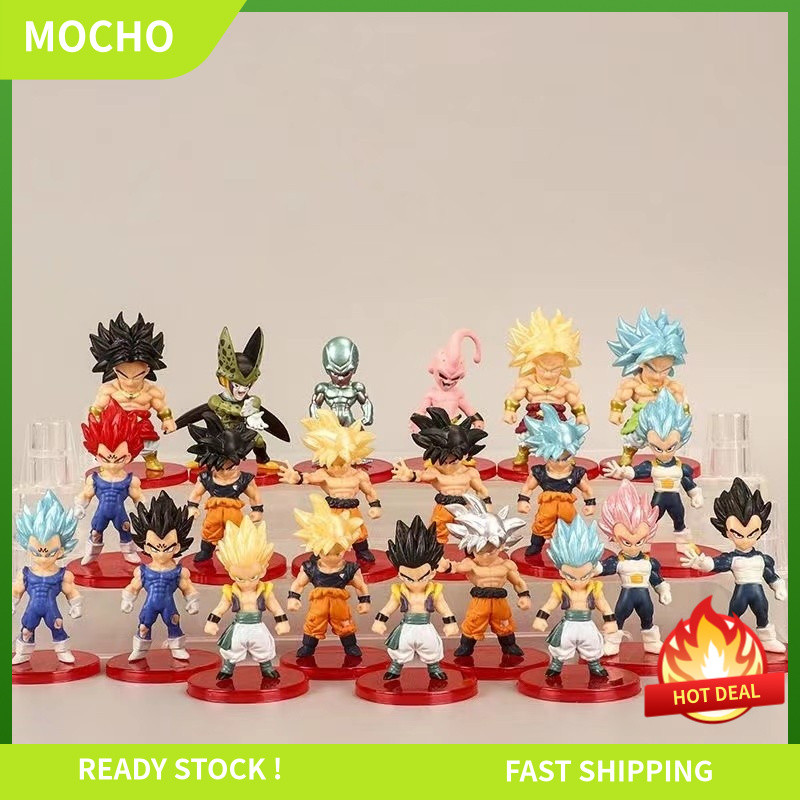 21 Dragon Ball Figures Full Set Son Goku Kacarot Vegeta Demon Buuu ...