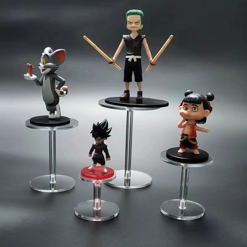 Round Display Stand Transparent Figure Nendoroid Mystery Box Stand ...
