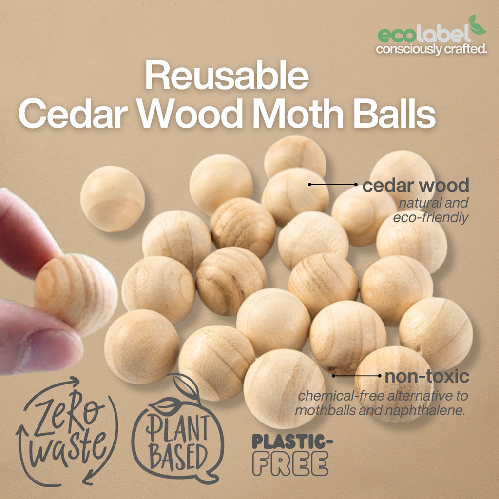 Eco-friendly Reusable Non-toxic Natural Cedar Wood Moth Balls ...