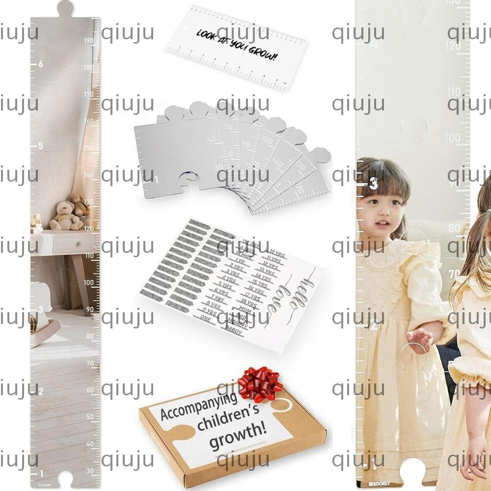 QIUJU Growth Chart Mirror for Wall, Foldable 3 in 1 Growth Chart Mirror ...