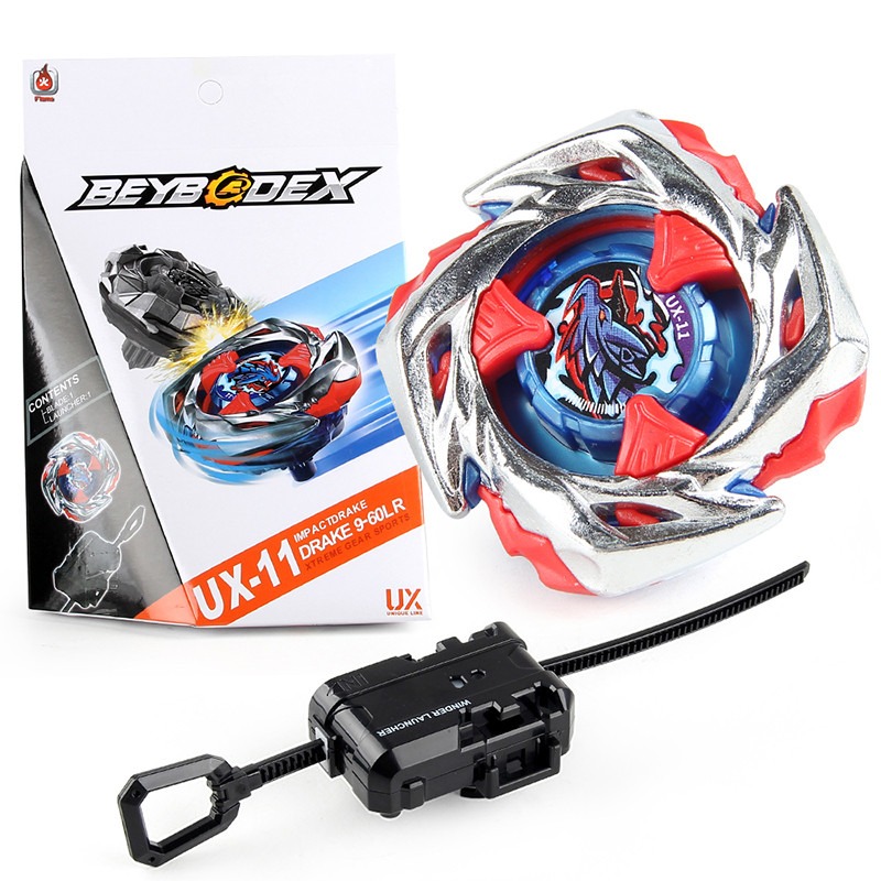 Beyblade X UX-11 Starter Impact Drake with Ripcord Launcher Set Gyro ...