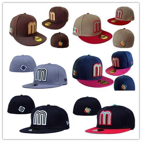 Mexico National Team Cap Fitted Hat Baseball Cap Fully Enclosed Cap ...