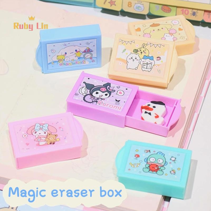 Ruby Lin Kawaii Sanrio Magic Eraser Anime Kuromi My Melody Cinnamoroll ...