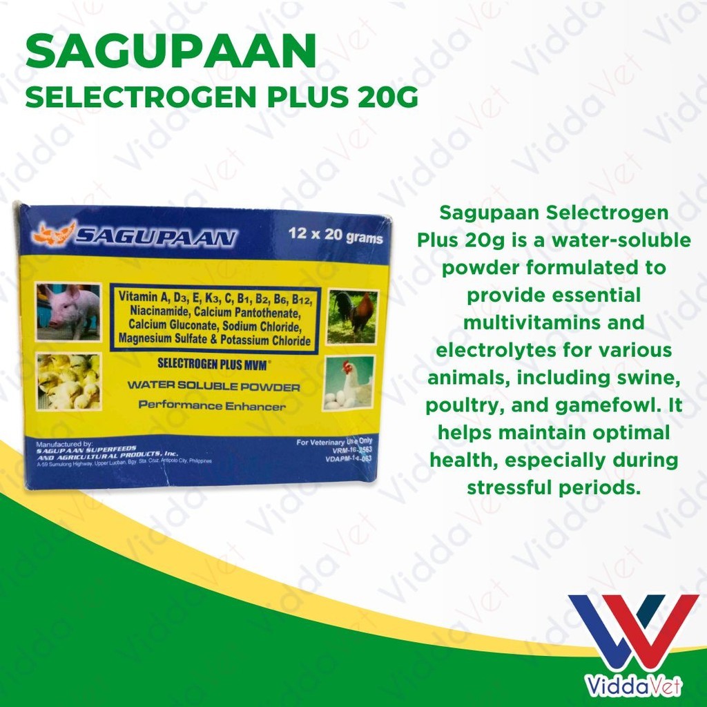 1bx Selectrogen Plus Suplemento ng Multivitamin at Electrolyte para sa ...