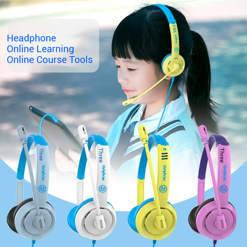 Headphone For Kids Headset Desktop Headset Learning Headset Wire ...