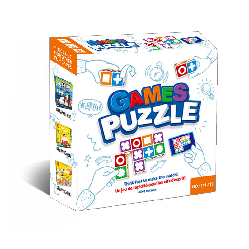 Game PUZZLE Space Logical Thinking Board Game Matching Game Parent ...