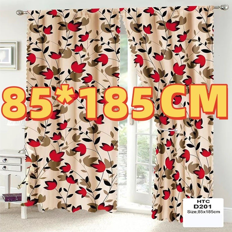 6Pcs Kurtina Sale Free Shipping Curtains Makapal At Mahaba 185*85cm ...