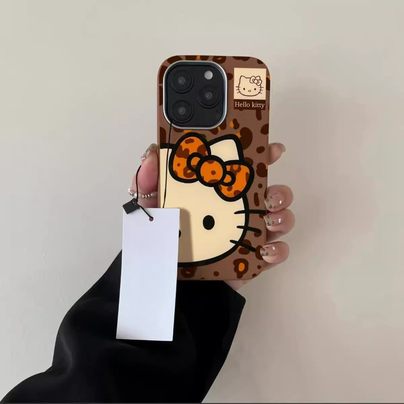 Cute Leopard Print Kitty Cat Phone Case Compatible For Realme 15T 15 14 ...