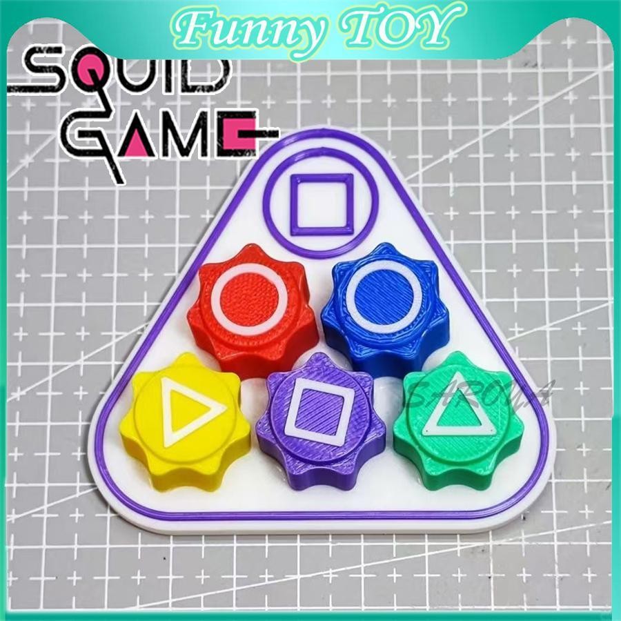 3D Printed Gong-Gi Game Set | Traditional Korean Jack with Case | Squid ...