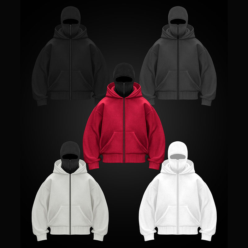 Fleece-fleece Double Hooded Unique Design Hooded Sweatshirt Autumn ...