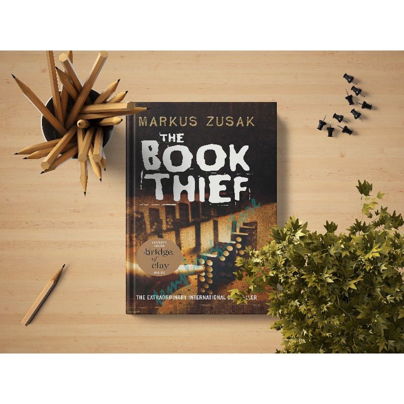 The book thief by Markus Zusak (HARD COVER) | Shopee Philippines