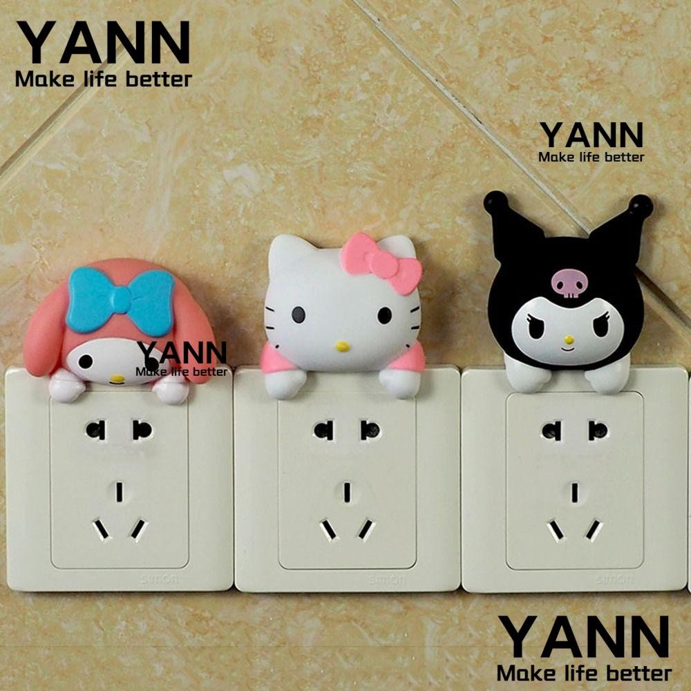 YANN1 Switch Cartoon Mural, Home Decor Wall Switch Stickers, Cute Self ...