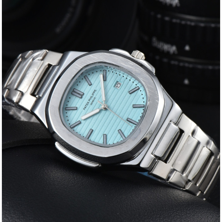 Patek Philippe Small Square watch/Quartz movement/Stainless steel strap ...