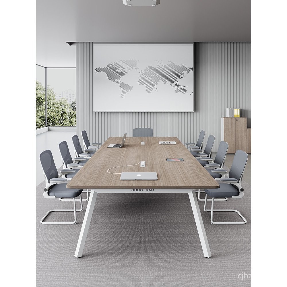 Office Conference Table Long Table Simple Modern Meeting Room ...