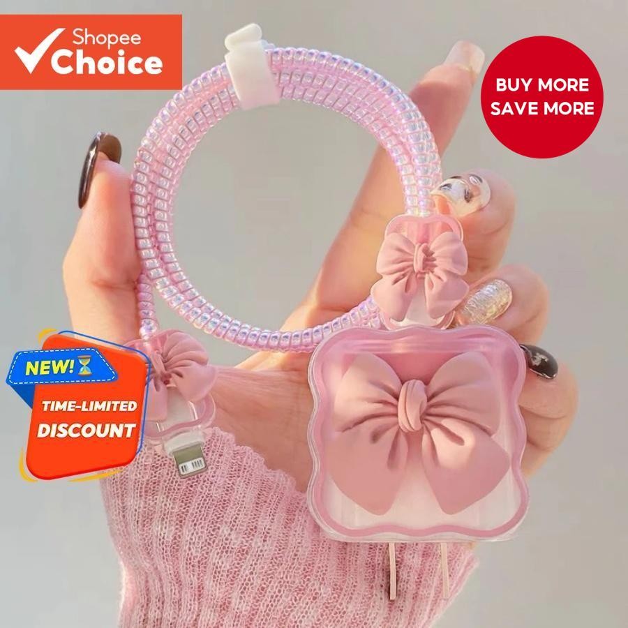 4Pcs Charger Cable & Adapter Protector Kit Comprehensive Protection ...