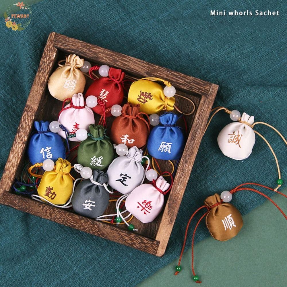 PEWANYZZ Mini Cloth Sachet, Printing Hanging Chinese Style Sachet ...