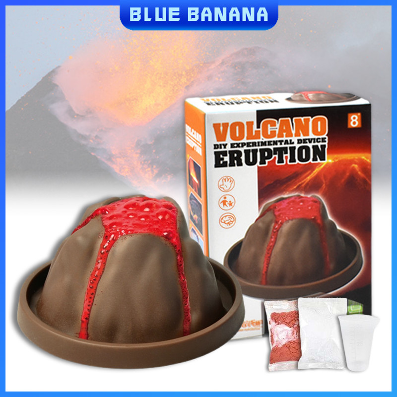 Kid Volcano Eruption Science Kit DIY Simulating Volcano Eruption ...