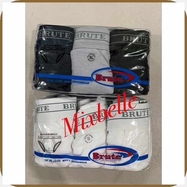 Brute*II)Menpq:Brief@oc+(3pcs) | Shopee Philippines