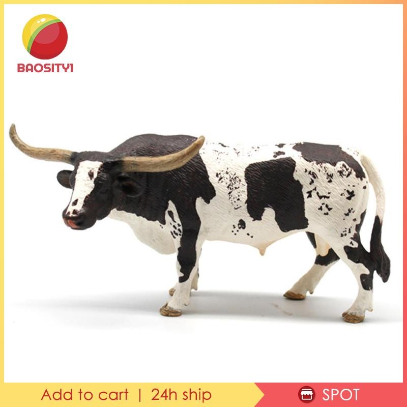 [Baosity1] Cow Model Realistic Collection Cake Toppers Educational Toy ...