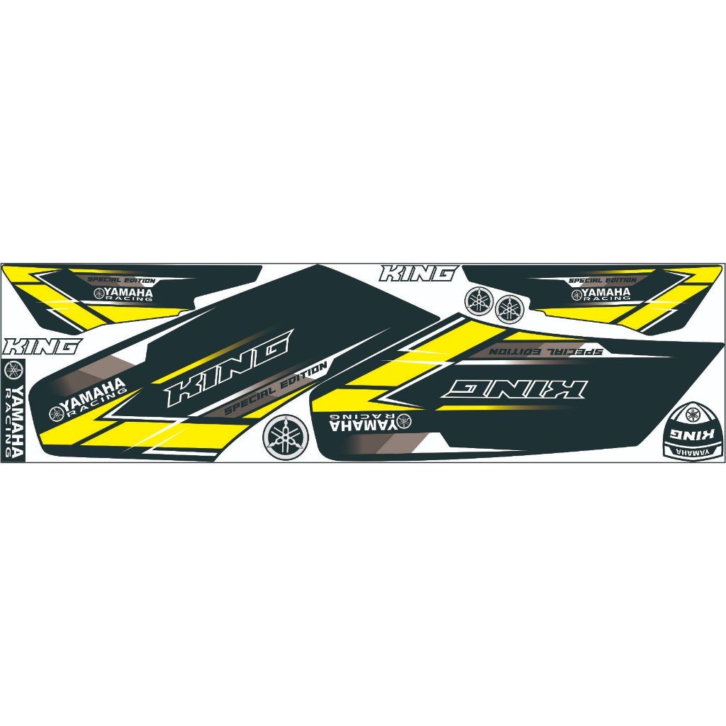 Yamaha Rx King Motorcycle Variations Gold Striping Trim Striping ...