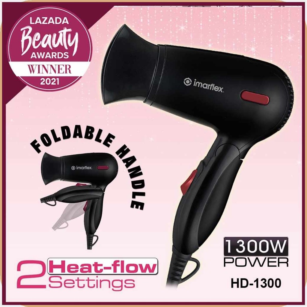 Imarflex#Eq^HD-1300;e}Hair]bO.Dryer#TM.(Black)#YZ.HD1300$UT/(Houseware ...