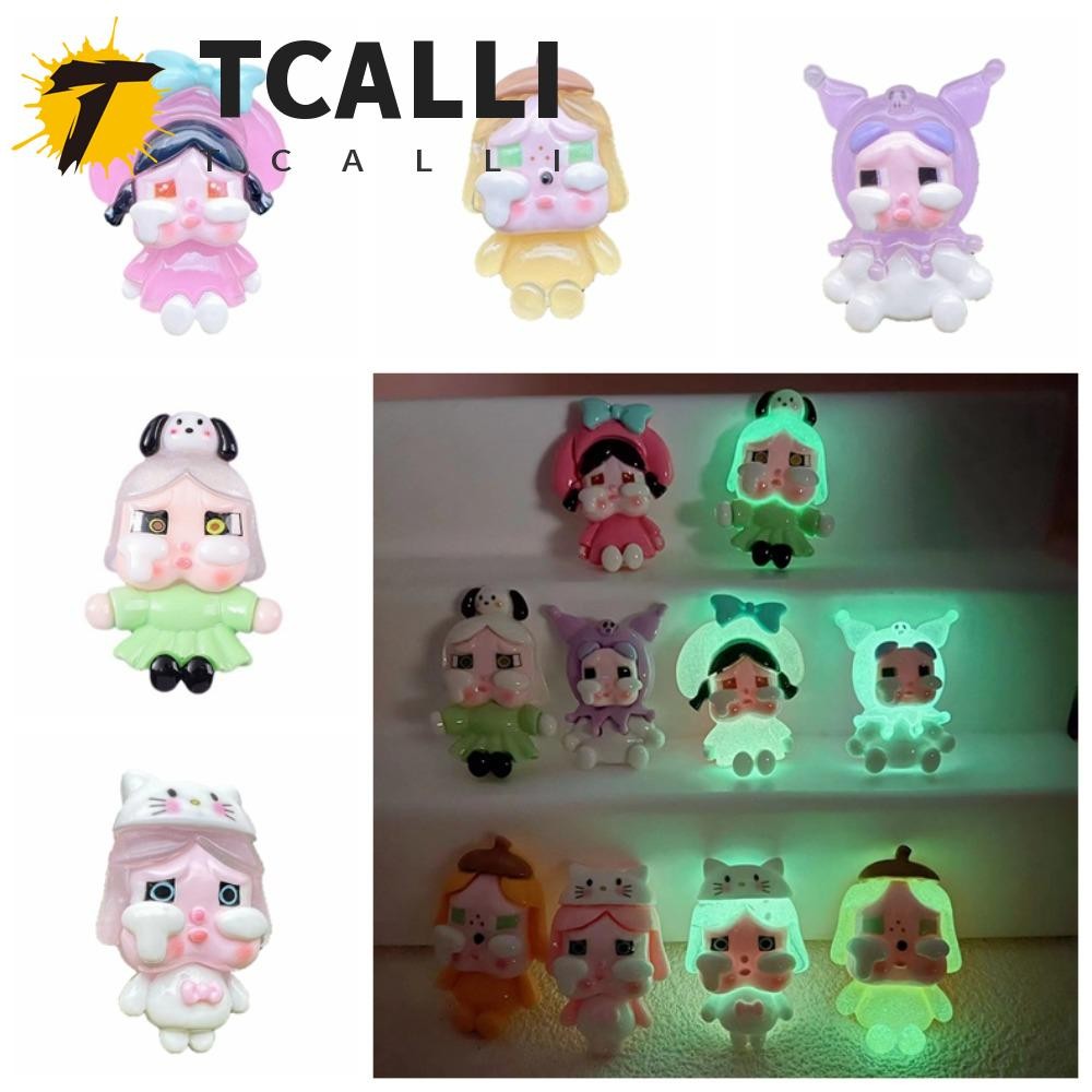 TCALLI 10 PCS Miniature Crybaby Model, The Powerpuff Girls Luminous ...