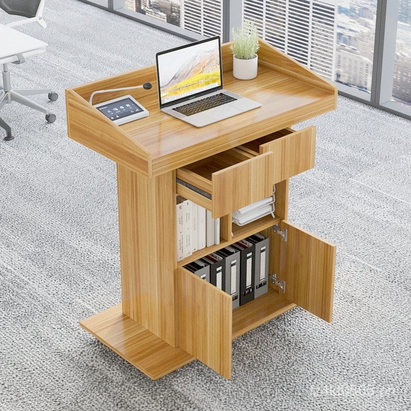 Lectern Host Desk Classroom Teacher Desk Conference Room Podium Desk ...