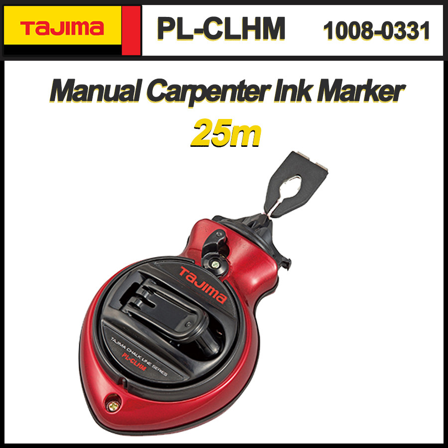 TAJIMA PL-CLHM Plastic Manual Carpenter Ink Marker Woodworking Chalk ...