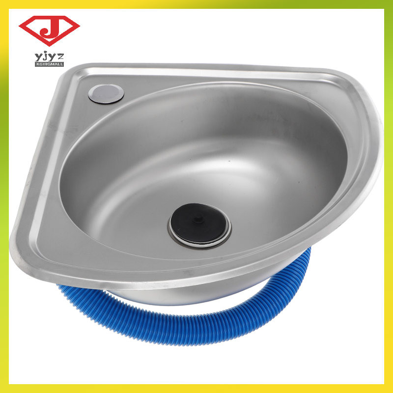 Drop in Sink Single Bowl Stainless Steel Kitchen Sinks Camper Vegetable ...