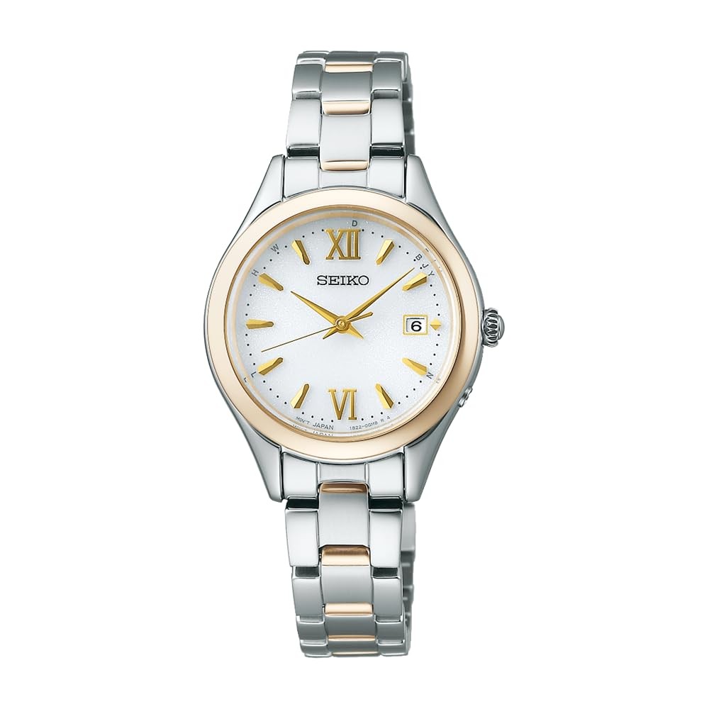 Seiko Selection S Series Ladies Solar Radio-Controlled Round Face Watch ...