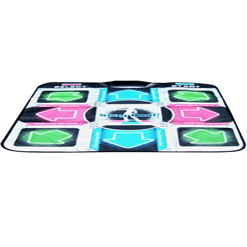 Exercise Dancing Mat with LED Lights Musical Dance Pad Built-in Music ...