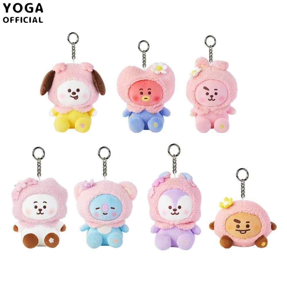 South Korea BT21 Sakura Series Plush Puppet and Doll Cute Cartoon BTS ...