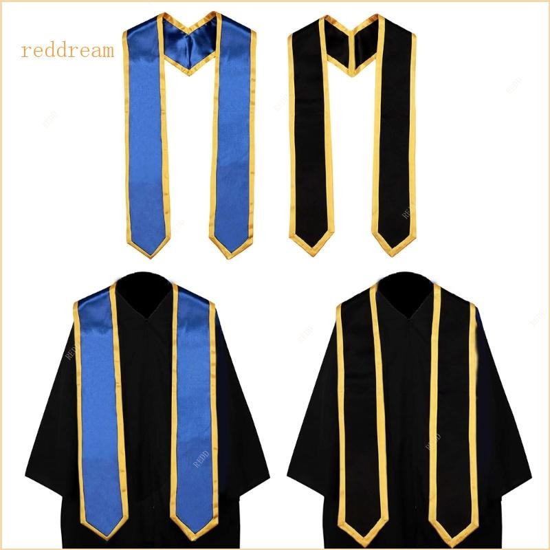 REDD Unisex Adult Plain Graduation Honor Stole Sash with Trim for ...
