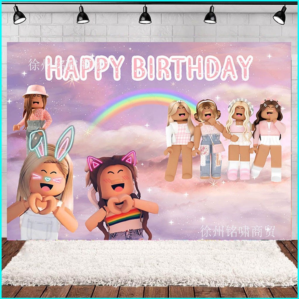 Jersey ROBLOX Theme decoration Celebrate birthday Party Photo ...