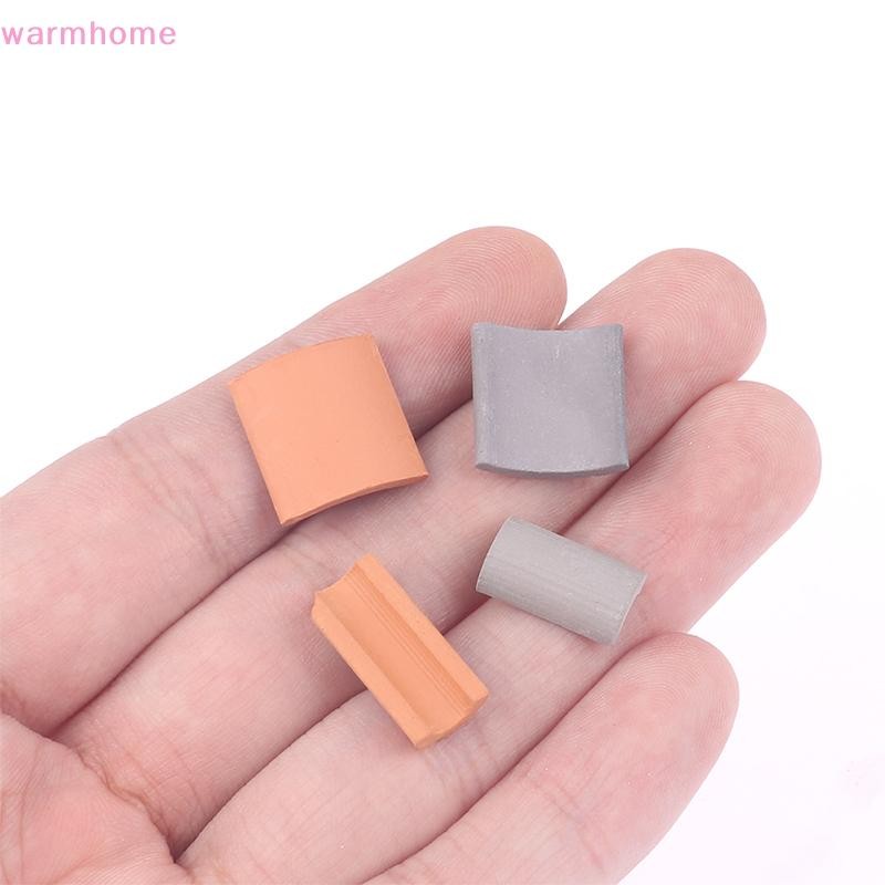 WMPH 60Pcs Mini Roof Tiles For Landscaping Miniature Tiles For ...