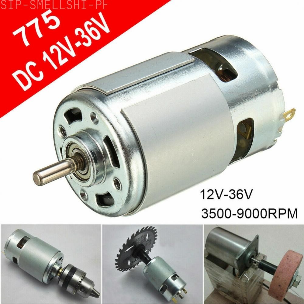 775 Motor 12V-36V 1pcs 3500-9000RPM Motor Ball Bearing M4 775 Motor ...