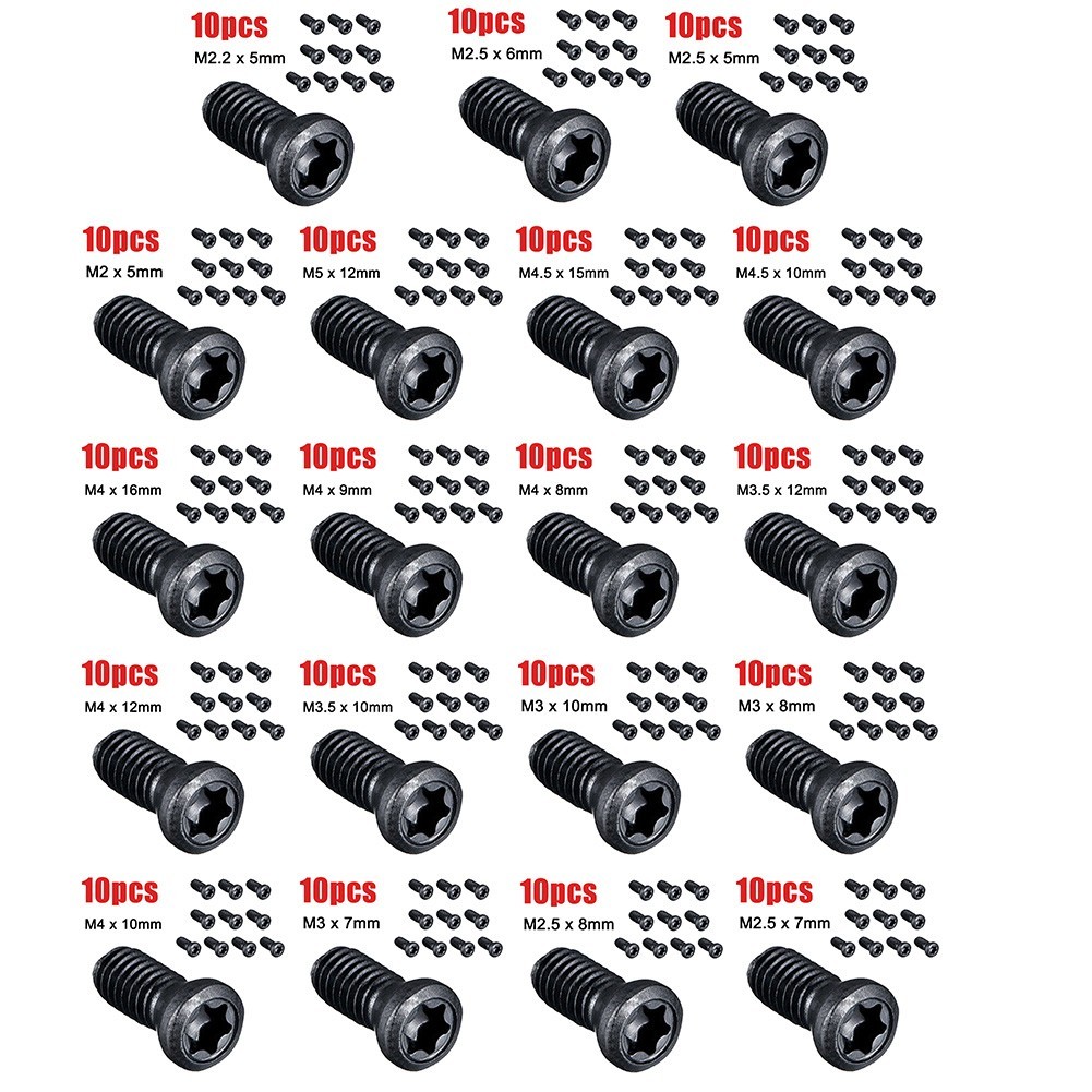 【Discounts】 M2 M2.5 M3 M3.5 M4 M5 Torx Screws For Replace Carbide Blades CNC Lathe Tools #BBHOOD ...